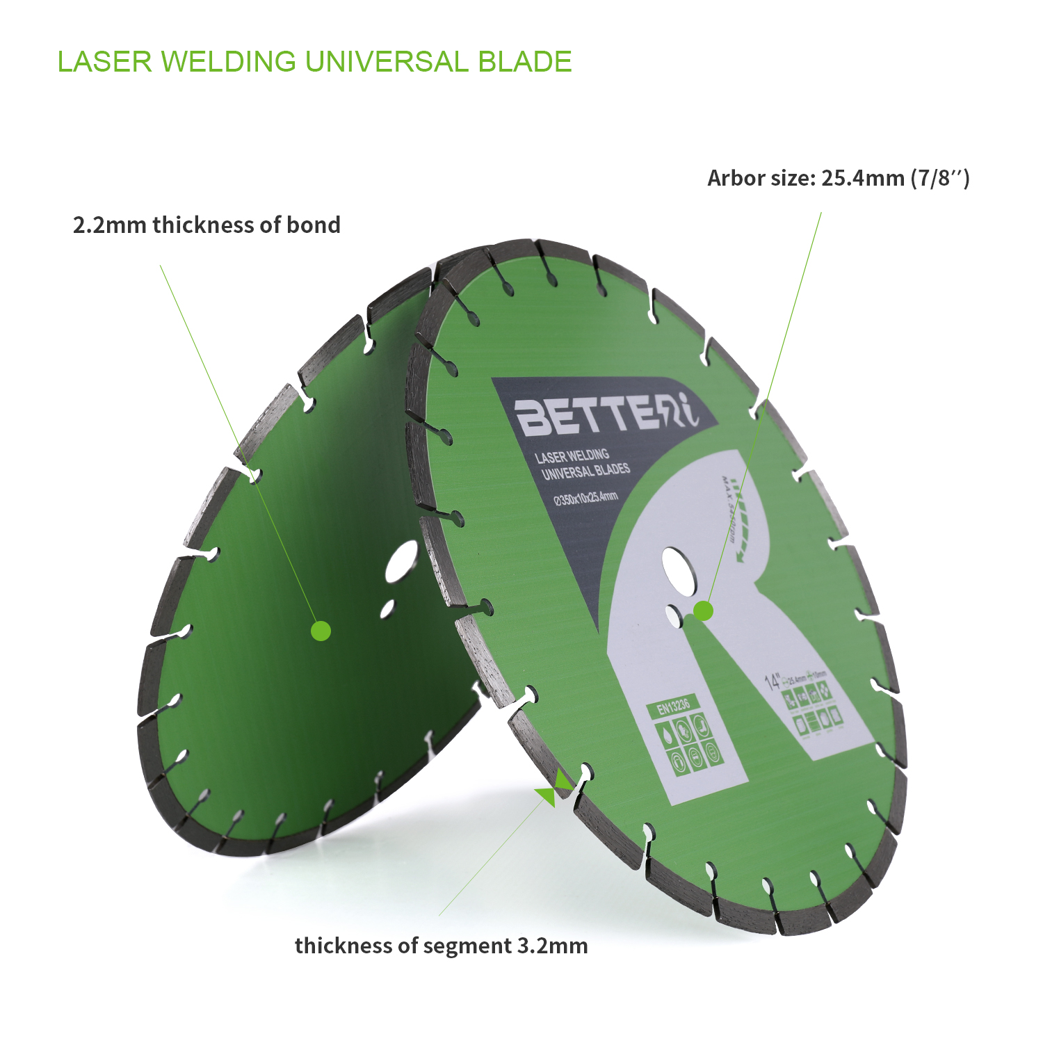 Betteri tools | 350mm Laser Welded Universal Blade